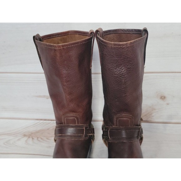 Frye | Shoes | Frye Harness Riding Cowboy Biker Motorcycle Square Toe ...